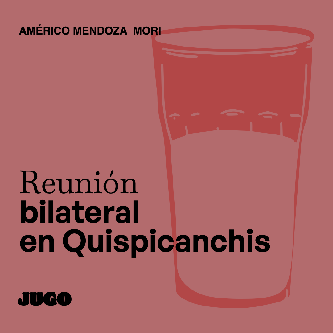 Reunión bilateral en Quispicanchis - Jugo